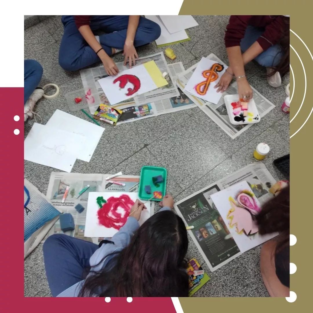 Técnica de Stencil | Colegio Leonardo Da Vinci